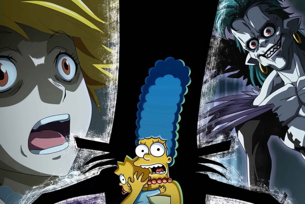 Simpsons Anime: Treehouse of Horror Episode in Death Note Style